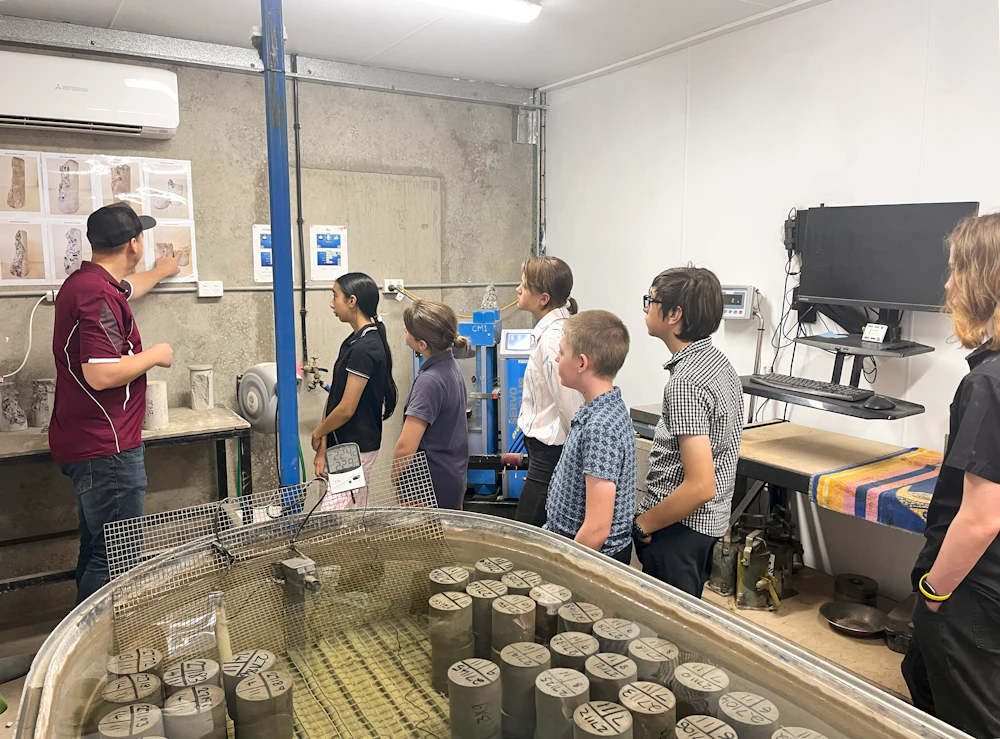 Geotech Experience Inspires Future Engineers